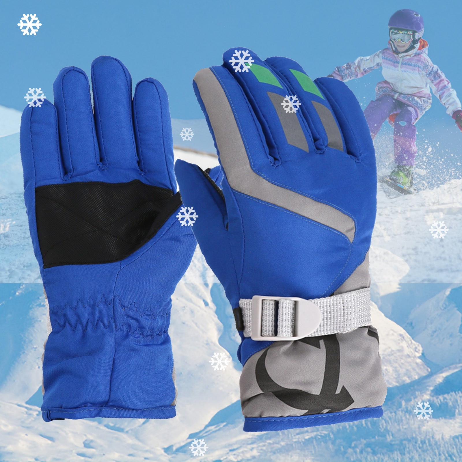 Click here for Eqwljwe Kids Warm Winter Gloves Snow Ski Gloves Th... prices