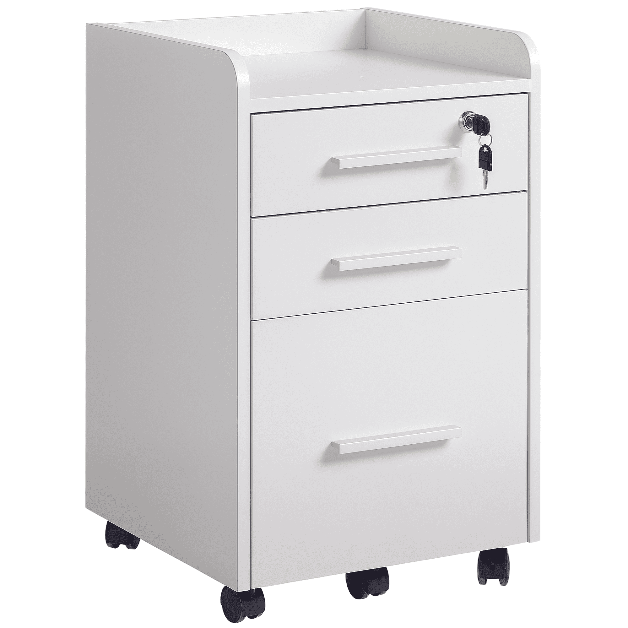Click here for Homcom Vertical Filing Cabinet Mobile File Cabinet... prices