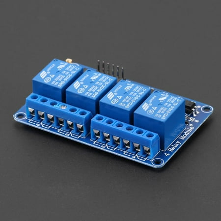 Jinveno 5V Four 4 Channel Relay Module With optocoupler for PIC AVR DSP ARM Arduino | Walmart Canada