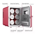 Polar Bear Mini Fridge Cooler Removable Shelves 4L Refrigerators, Red ...