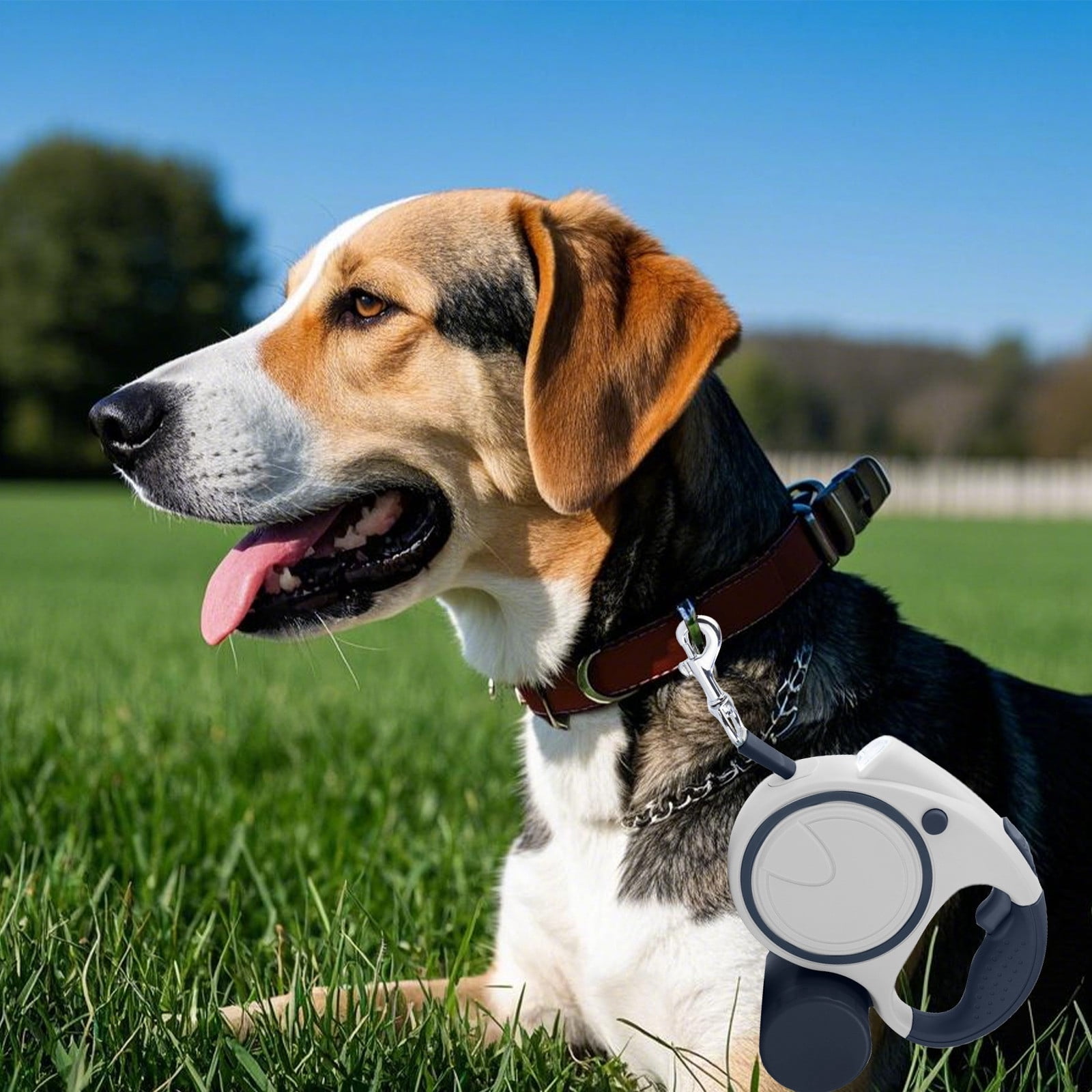 Click here for Qfl 16ft Retractable Dog Leash With Light And Dog... prices