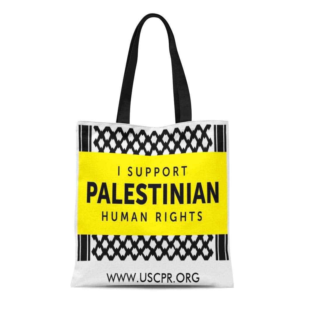Click here for Nudecor Canvas Tote Bag Palestine Uscpr Durable To... prices