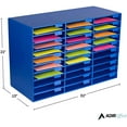 AdirOffice 30-Slot Classroom Paper Literature Organizer File Sorter ...