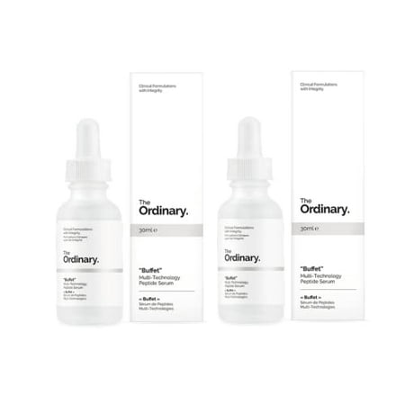 The Ordinary Buffet Serum 30ml 2 Pack] Multi-Technology Peptide Serum ...