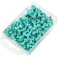 JAM Paper Push Pins, Teal Blue, 1 inch, 100/Pack - Walmart.com