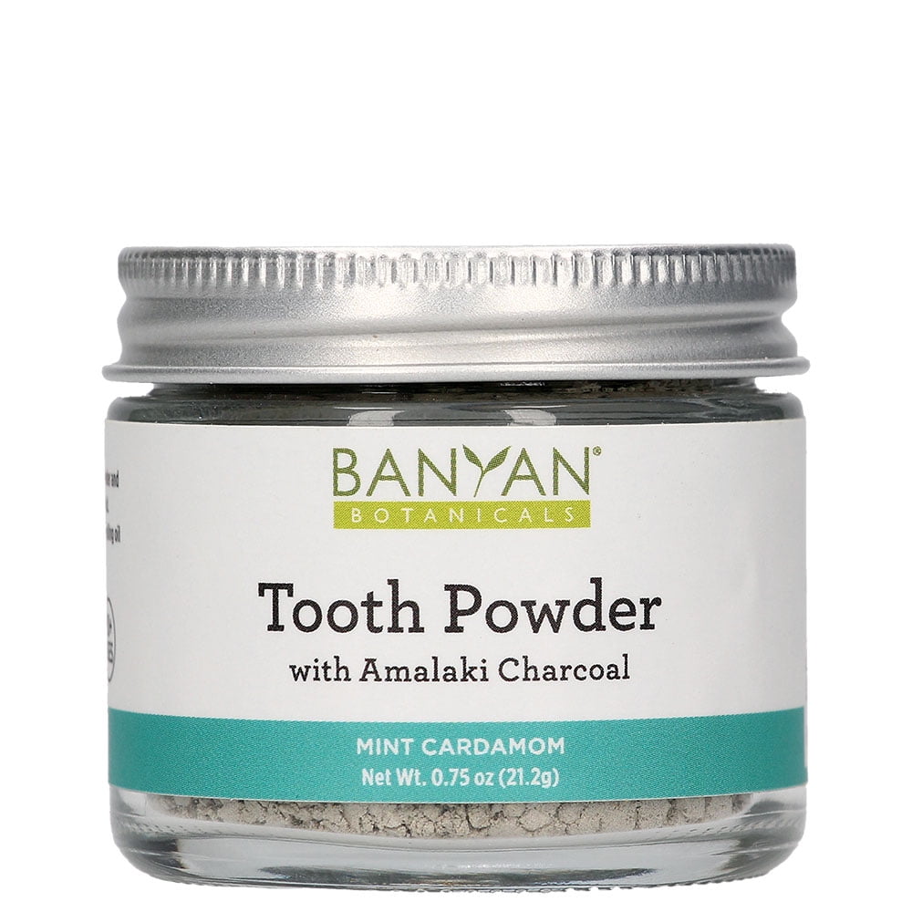 Banyan Botanicals Mint Cardamom Tooth Powder – Ayurvedic Fluoride-Free ...