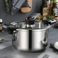 WINDLAND Family Sized Stainless Steel Pressure Pot Efficient Cooking ...