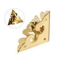 30x30x30mm Metal Box Corner Protectors Brass Tone 2 Pack - Walmart.com