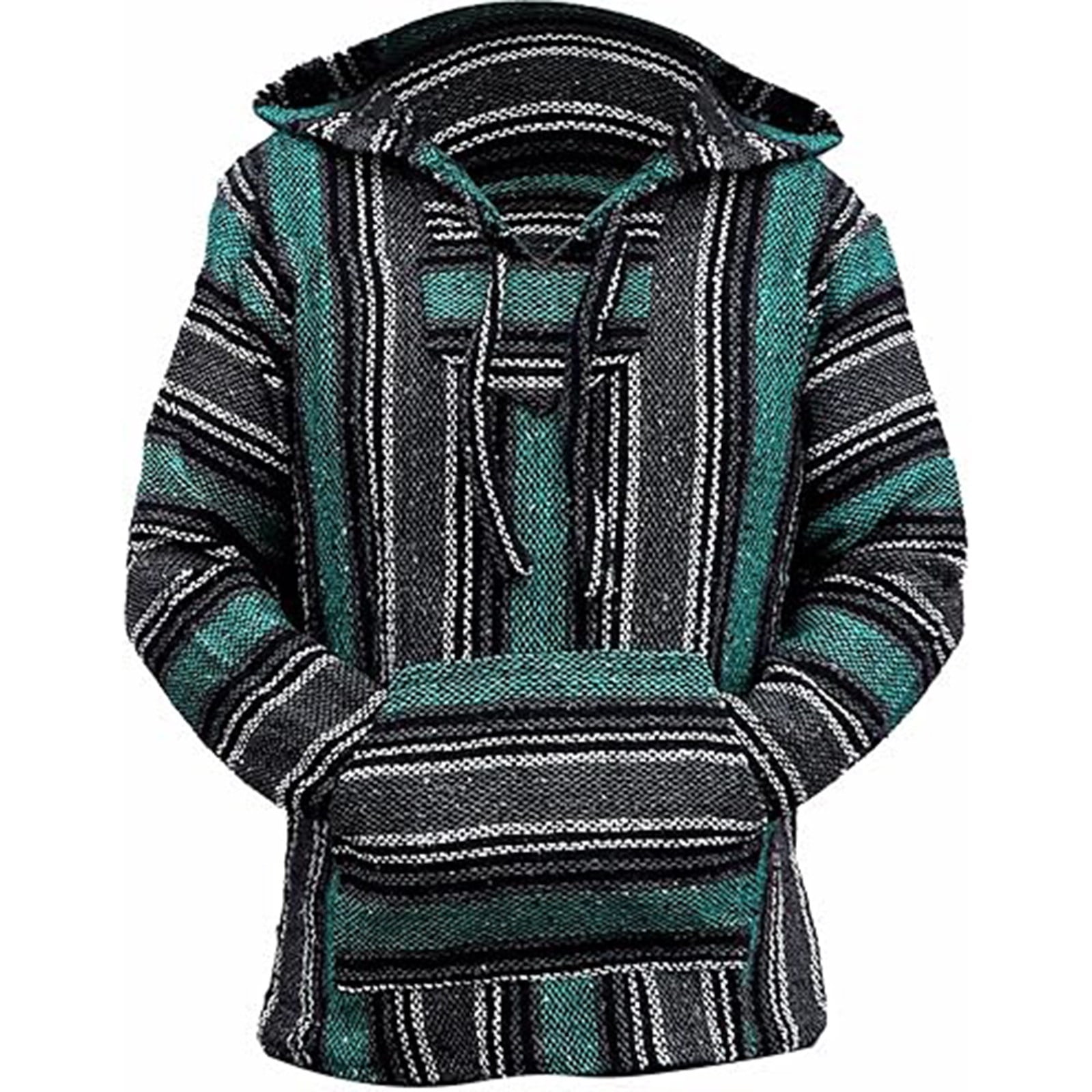 Click here for Zhangmingg Mexican Hoodie Hippie Surf Poncho Sweat... prices