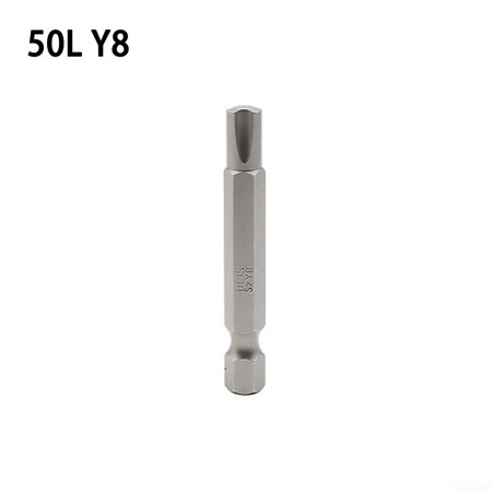 50mm Tri-wing Y Shaped Screwdriver Bits 1/4Inch Hex Shank Y Type Bit Y3 ...