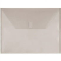JAM Paper Plastic Envelopes with Hook & Loop Closure, Letter Booklet, 9 ...