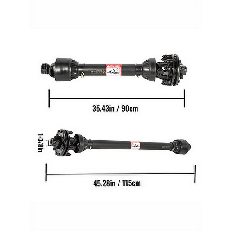 VEVORBrand PTO Shaft, 1-3/8 PTO Drive Shaft, Spline, 47% OFF