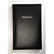 Mead Cash Book, 7-15/16 x 5-1/8 inches, 144 pages Hardbound Black Cover ...