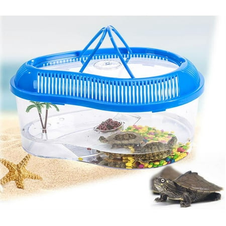 Special Plastic Tank with Lid for Raising Turtles Portable Plastic ...