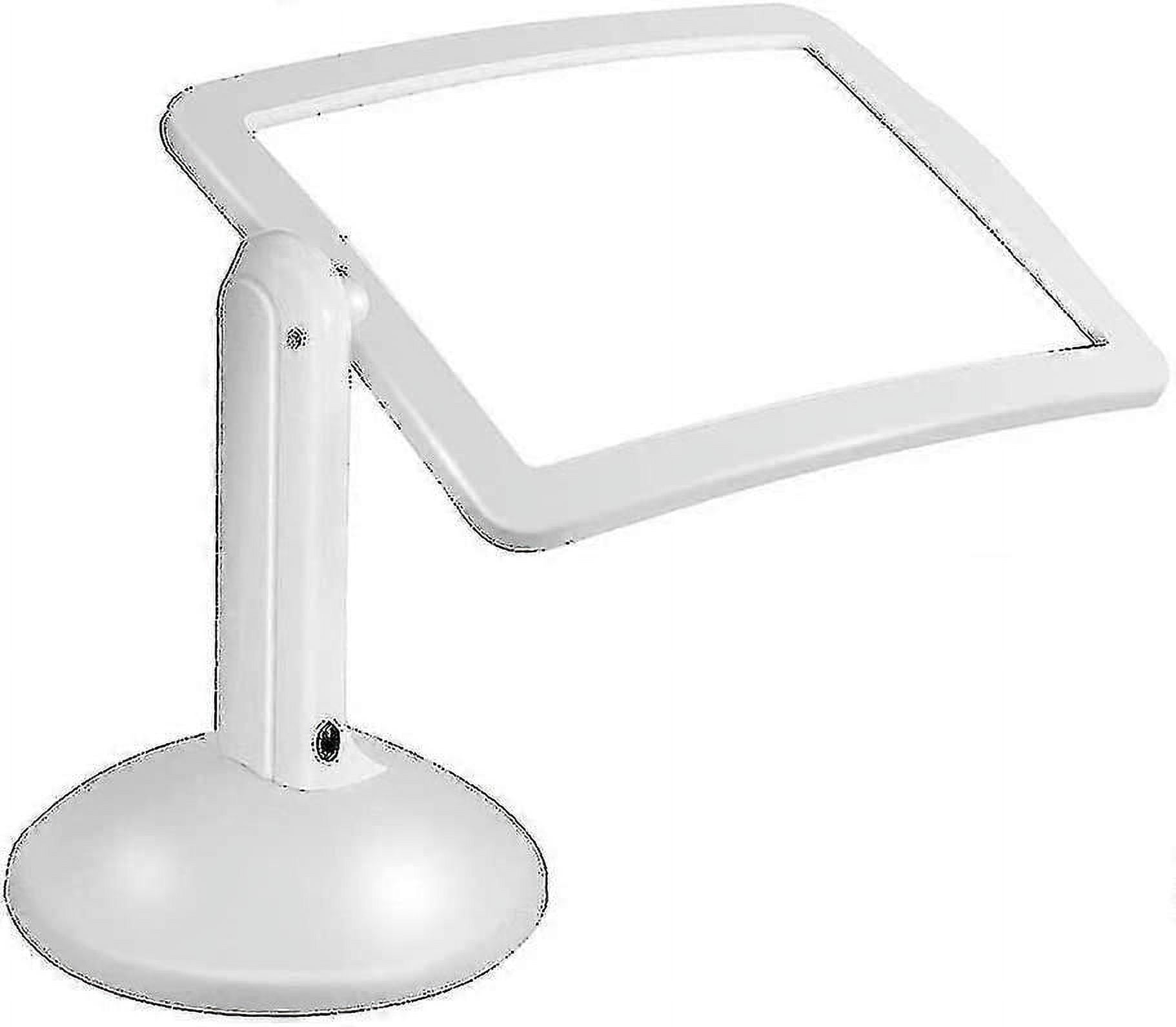 Lupa rectangular de 3 aumentos con luz LED para libros, personas con ...