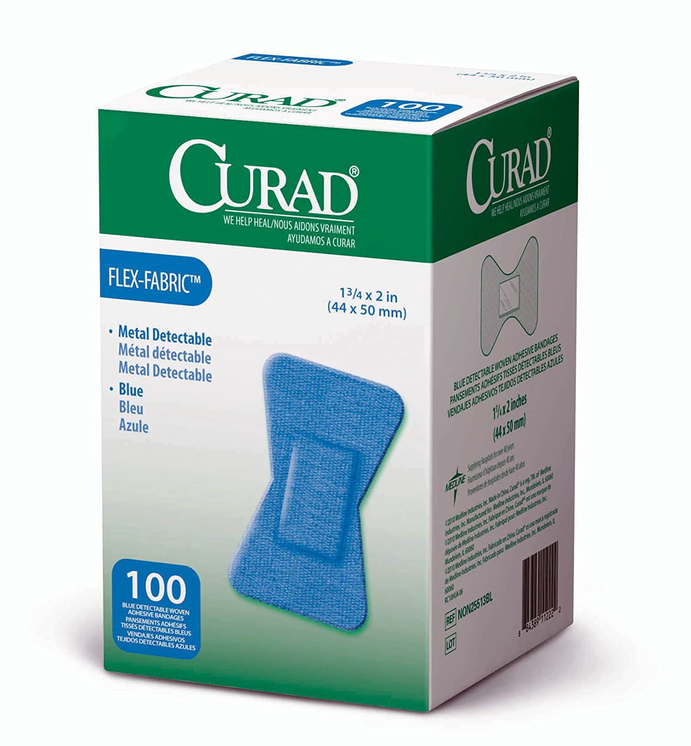 -NON25513 Fingertip Adhesive Bandages, Food Service Blue Detectable ...