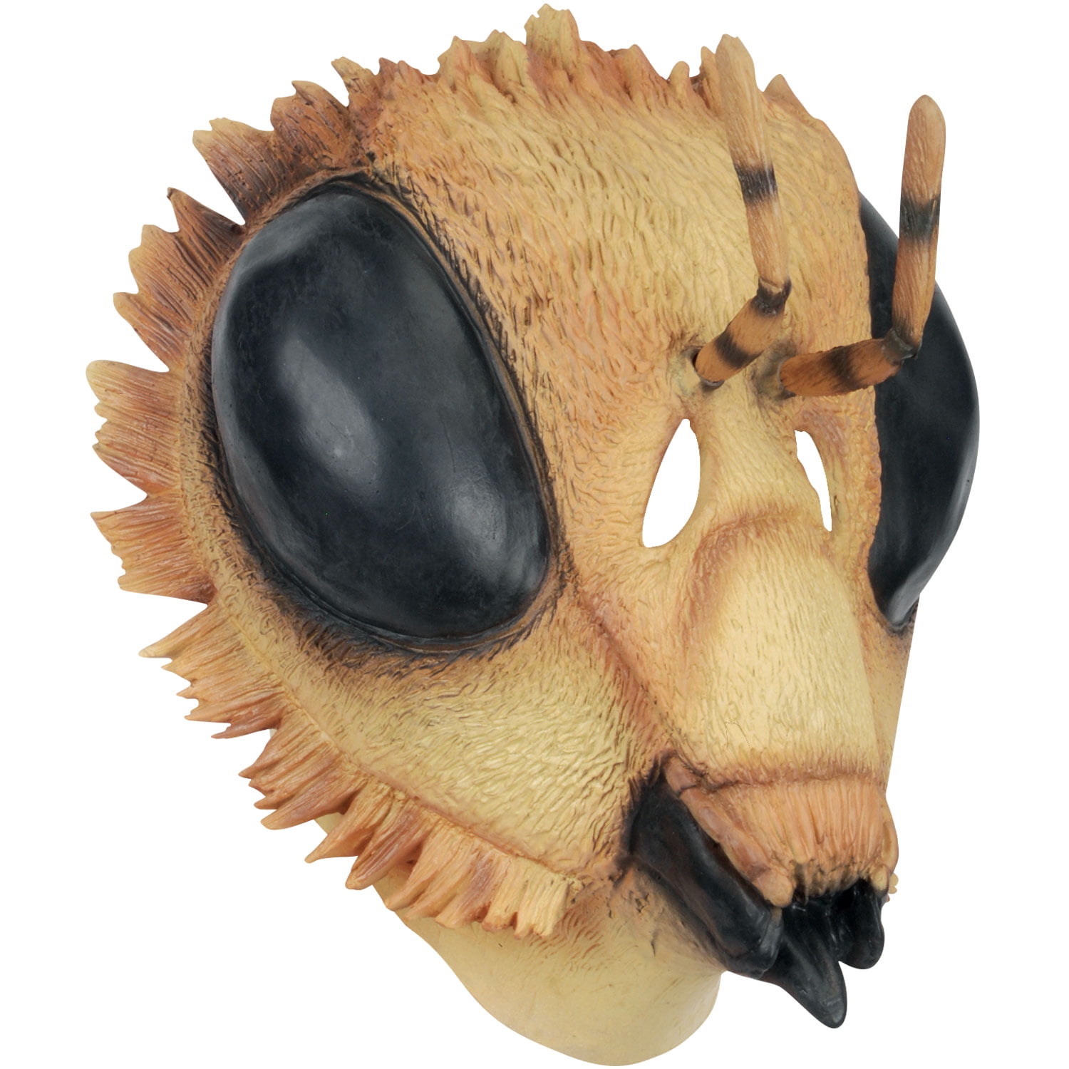 Loftus Large Adult Semi-Realistic Bee Latex Full Head Halloween Costume ...