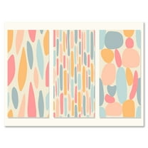 Free Shipping! Designart 'Patchwork of Pastel Shapes' Modern Blue ...