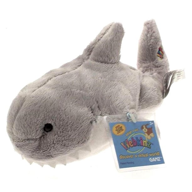 Ganz Webkinz Shark Gray 9" Plush New with Sealed Code HM382 Stuffed ...