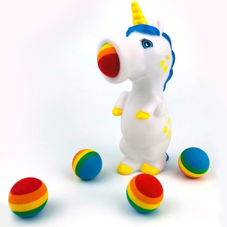 Surrme Cartoon Unicorn Squeeze Shoot Ball Kids Fidget Toys Funny Pop ...