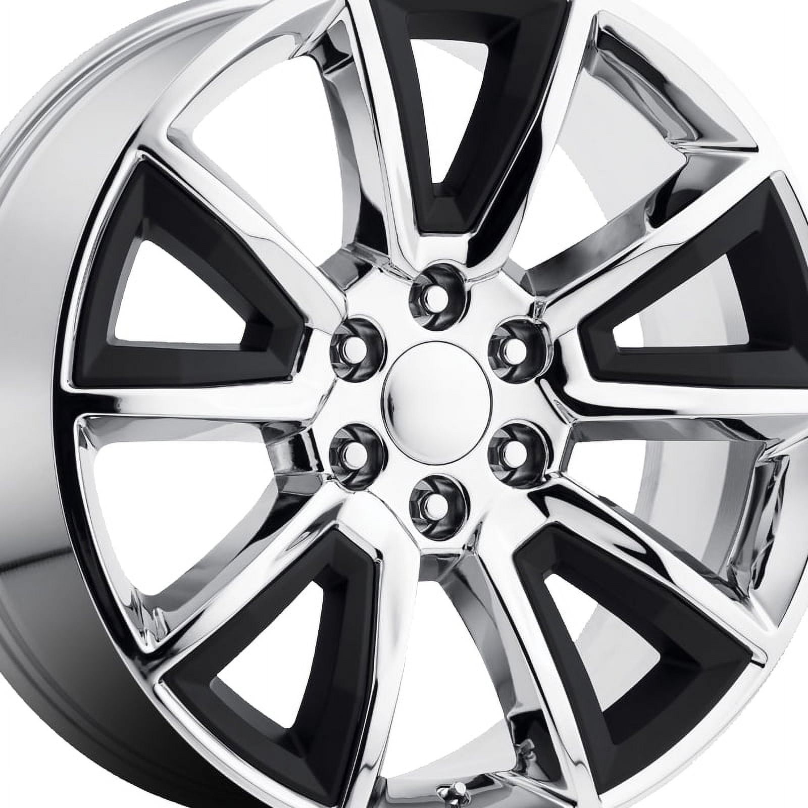 Black And Chrome Truck Rims