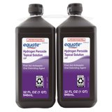 Equate 3% Hydrogen Peroxide Liquid Antiseptic, 32 fl oz, 4 Pack ...