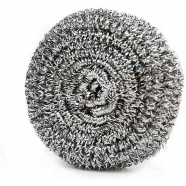 HAXMNOU 1 Pc Stainless Steel Wool Scrubber Flexible Scrubber Pads Metal ...