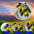 Acrylic Round Hanging Ornament 8x8 Inch, Starry Night Pattern Round ...