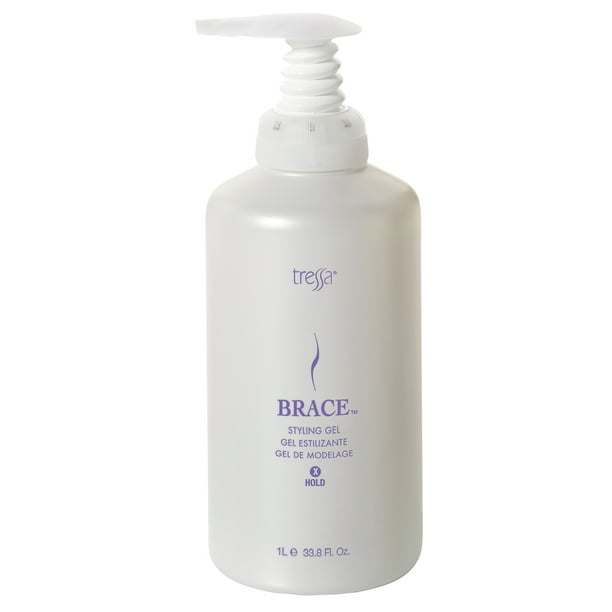 Tressa The Brace Styling Gel, Firm Hold Volumizing Gel, 33.8 oz ...