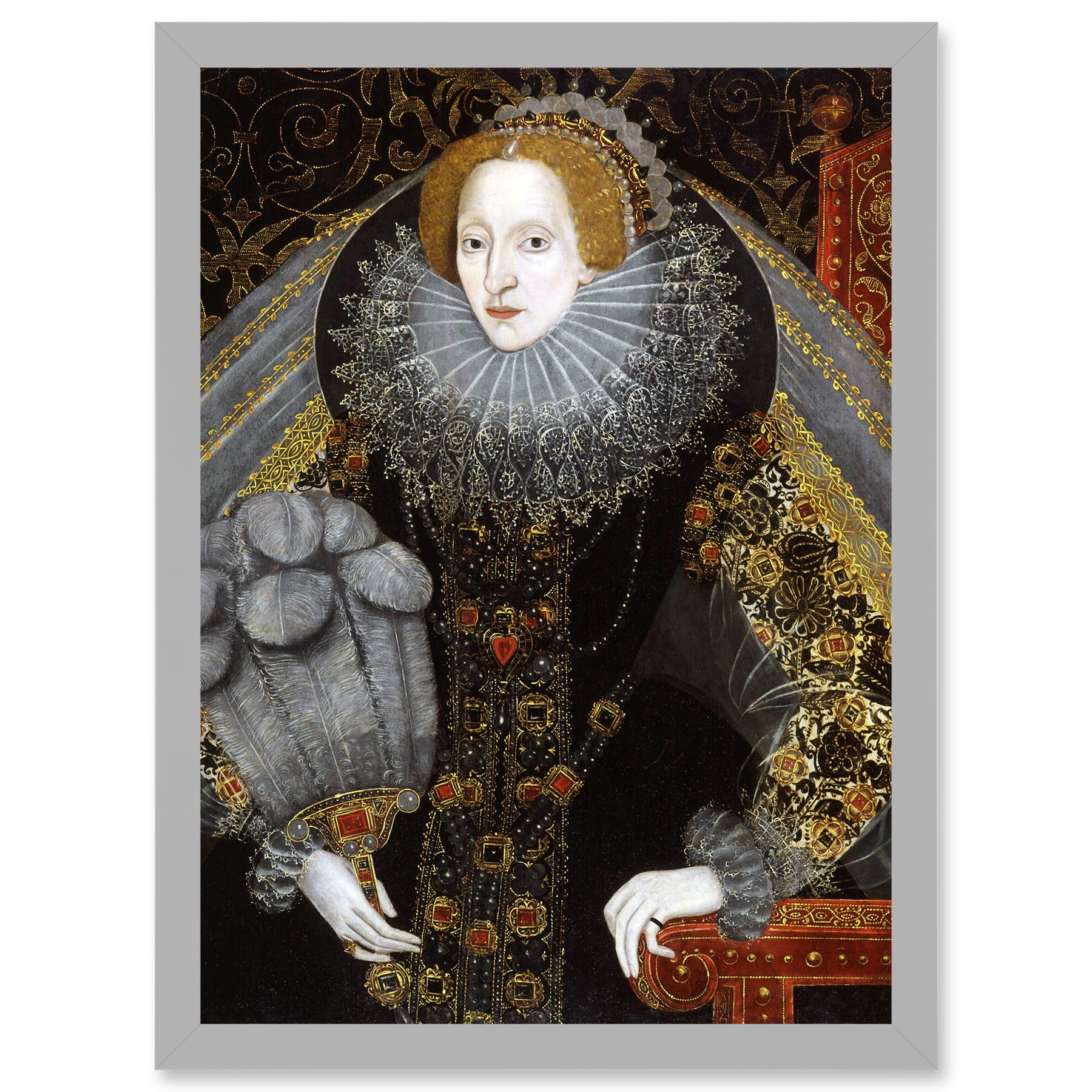 Queen Elizabeth I England Portrait Painting Royal Historic Artwork ...