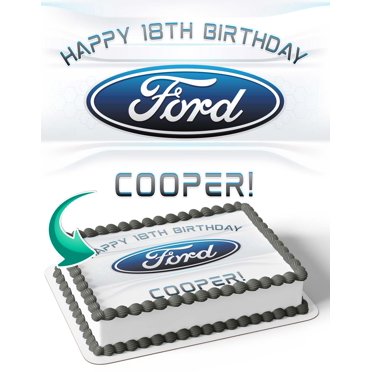 Tesla Cars Edible Edible Image Cake Topper Personalized Birthday Sheet ...