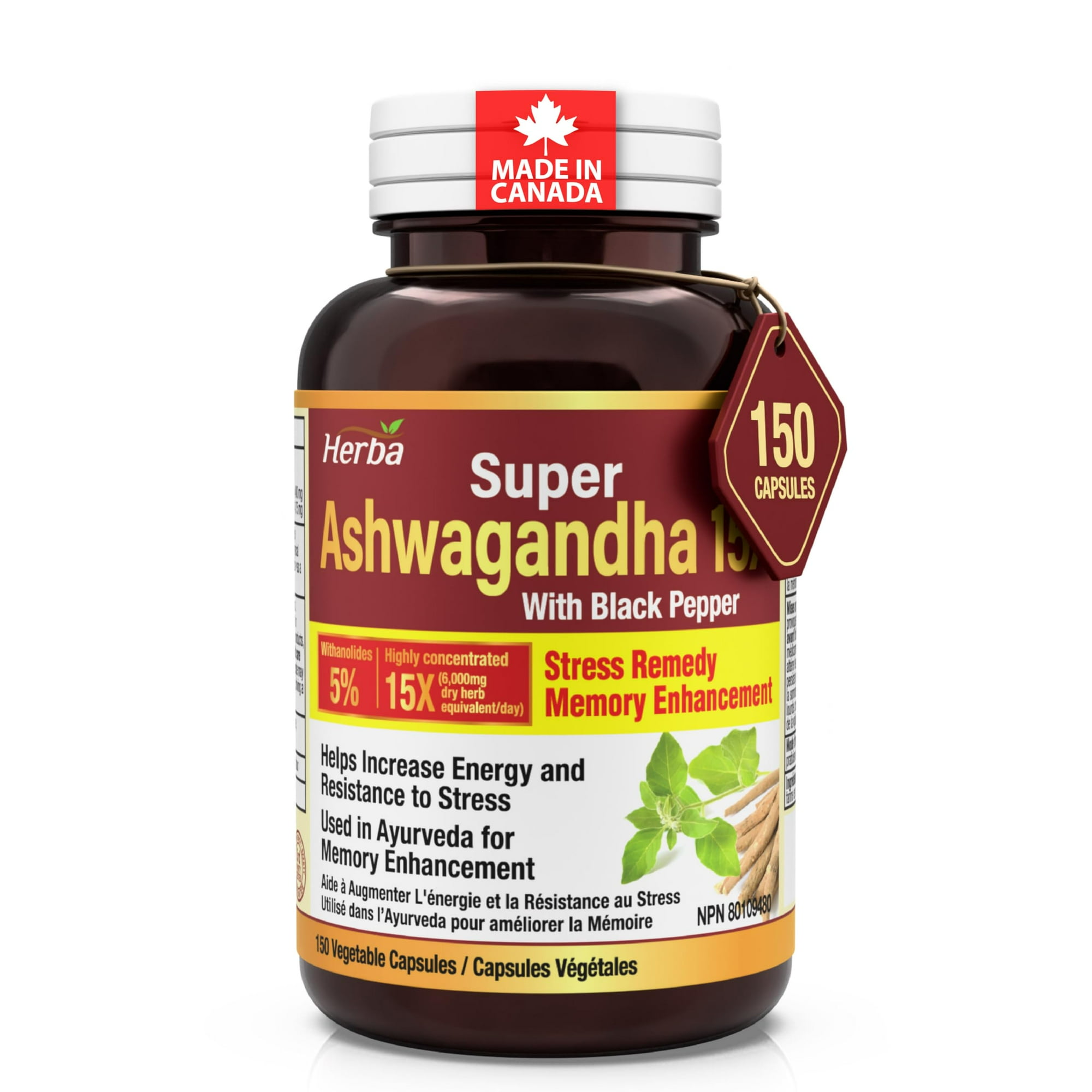 Click here for Herba Ashwagandha Capsule 15x - 150 Pills 6000mg P... prices