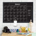 Magnetic Calendar Chalkboard Large 20"x30" Black Board Weekly Monthly ...