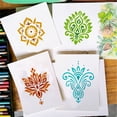 12Pcs 12 Styles PET Hollow Out Drawing Painting Stencils for DIY ...