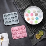 Giaone DIY Fondant Molds Chocolate Moulds Candy Mould Flower Shaped ...
