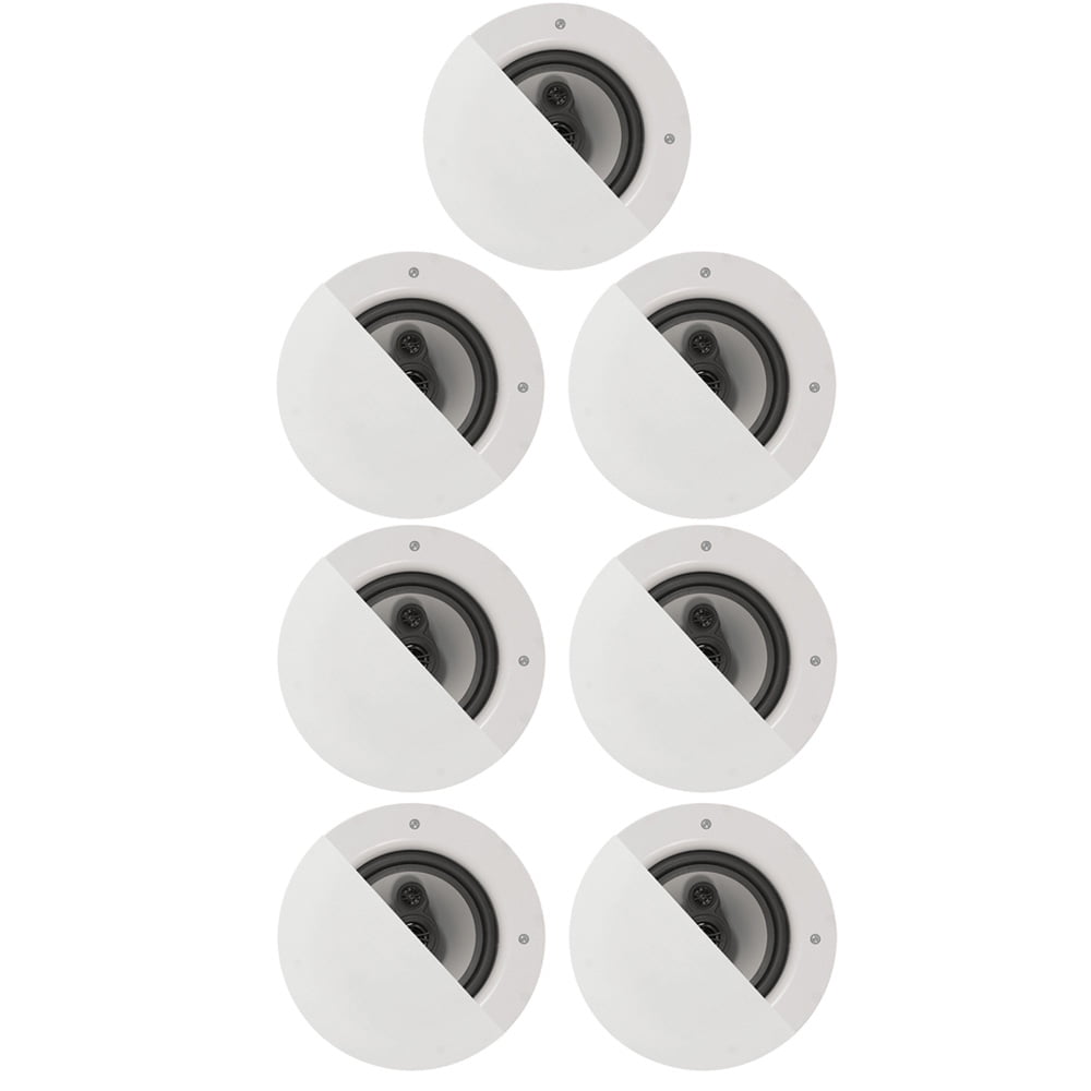 Acoustic Audio CSic64 Frameless 6.5" In Ceiling 7 Speaker Set 3 Way ...