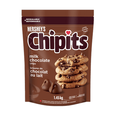 HERSHEY'S CHIPITS Milk Chocolate Baking Chips | 1.45 Kgs - Elevate Your ...