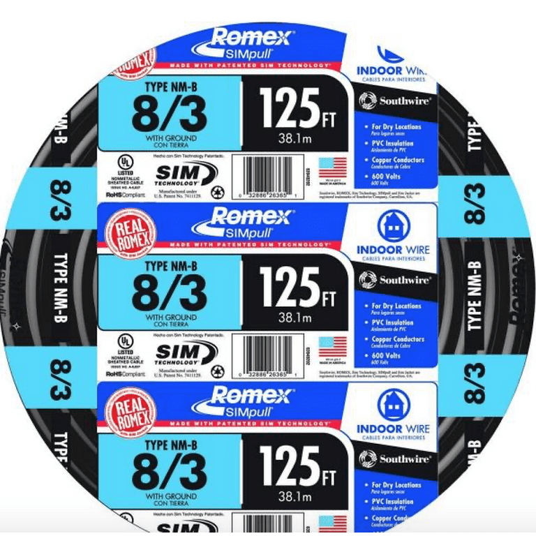 Southwire 25 12/2 Solid Romex SIMpull CU NM-B W/G Wire, 56% OFF