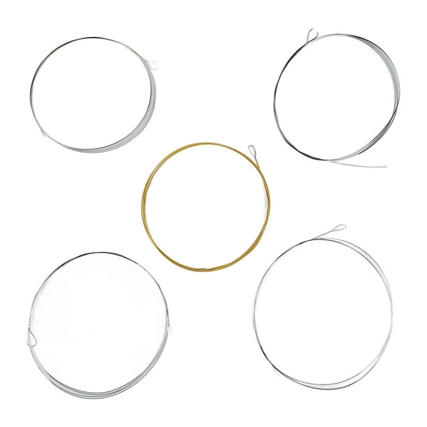 5 String Banjo String Stainless Steel Full Resonance Thick High Notes ...