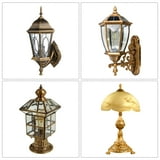 Uxcell M10 Thread Lamp Finial Cap Knob Brass Lamp Shade Harp Top Screw ...