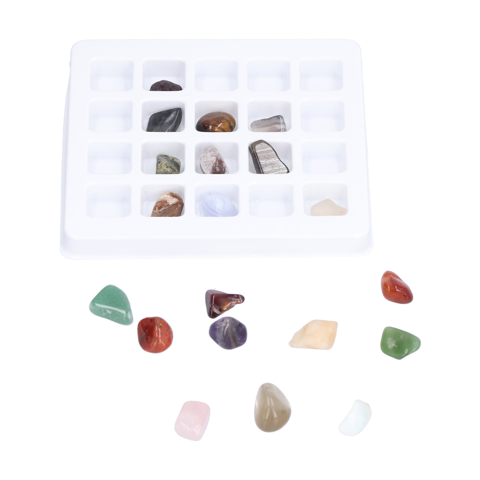 Click here for Fyydes Gemstones Ornament  Colorful 20 Kinds Gemst... prices