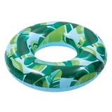 Bluescape Large, Fun Tropical Blue Inflatable Swim Tube Pool Float for ...