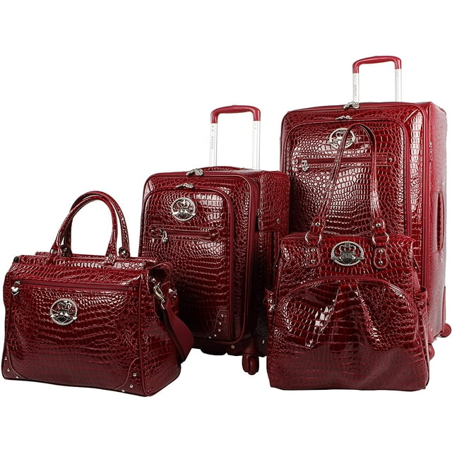 Kathy Van Zeeland 4 Piece Softside Expandable Luggae Set- Carry on ...