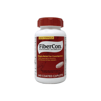 FiberCon Fiber Therapy Regularity Supplement - 140 Caplets for ...