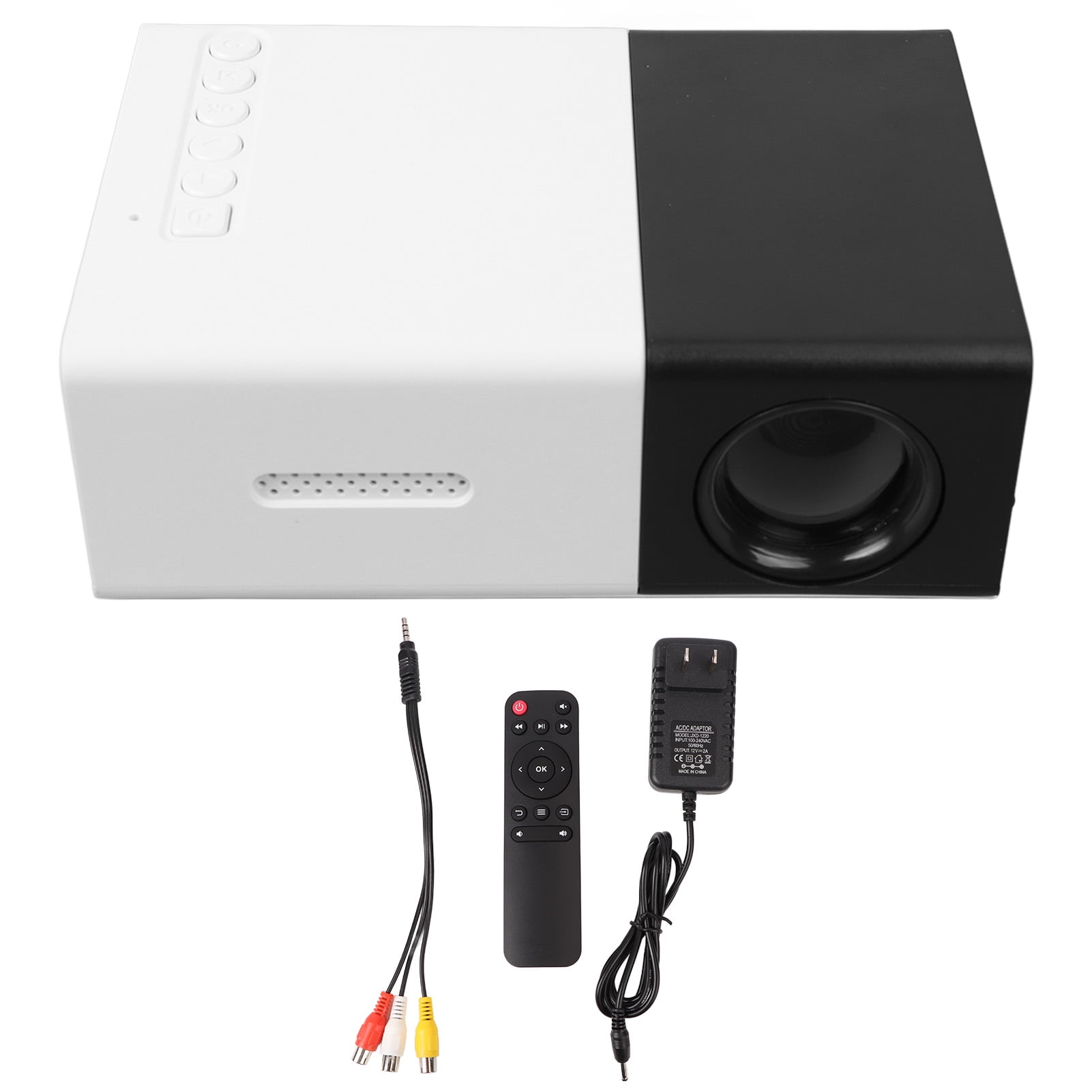 Proyector para niños 1080P HD Ángulo de proyección ajustable Proyector ...