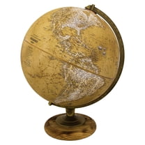 Antique World Globe 12-Inch - Vintage Style, Rotating with Brass Stand ...