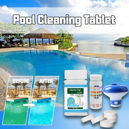 Amdohai 100g/3.5oz Swimming Pool Cleaning Tablet with 1pcs Tablet ...