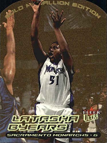 2000 Ultra WNBA Gold Medallion #22 Latasha Byears WNBA Basketball ...