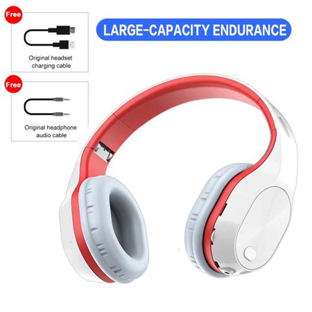 Gaming Headset Foldable Stereo Wireless Headsets Bluetooth 5.0 ...