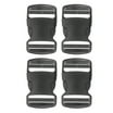 12 Sets Metal Buckles Dungaree Buckles with Rectangle Slider Fasteners ...